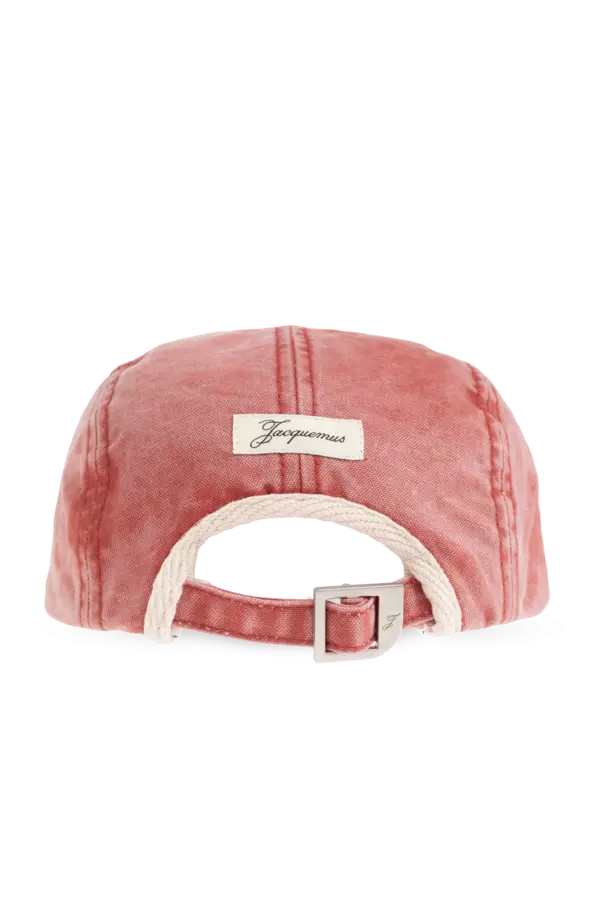 Jacquemus Gardian Baseball Cap - Red