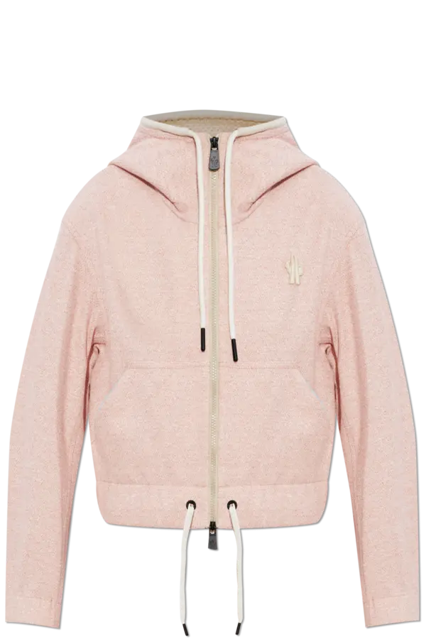 Moncler Day-namic Cropped Jacket - Pink