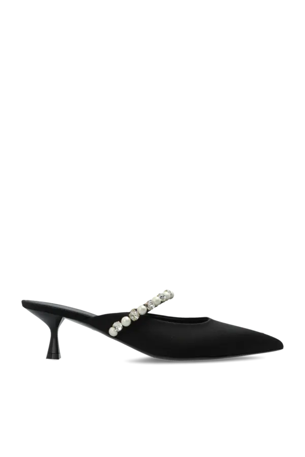 Stella McCartney Elsa Heeled Mules - Black