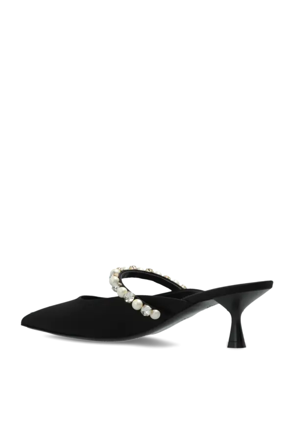 Stella McCartney Elsa Heeled Mules - Black