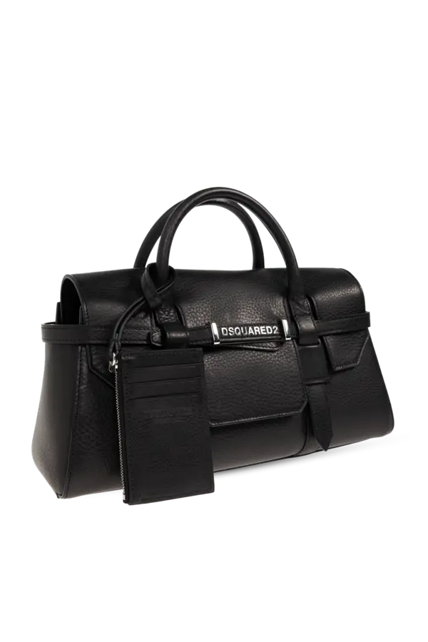 Dsquared2 Suede Handbag - Black