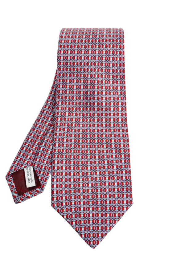 FERRAGAMO Silk Neck Tie - Red