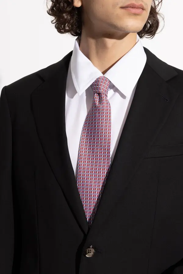 FERRAGAMO Silk Neck Tie - Red