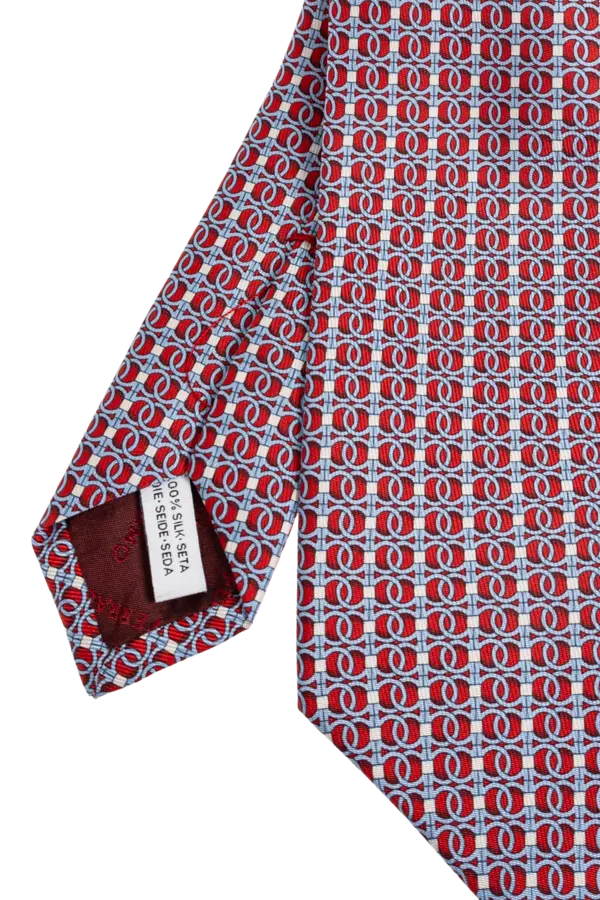 FERRAGAMO Silk Neck Tie - Red