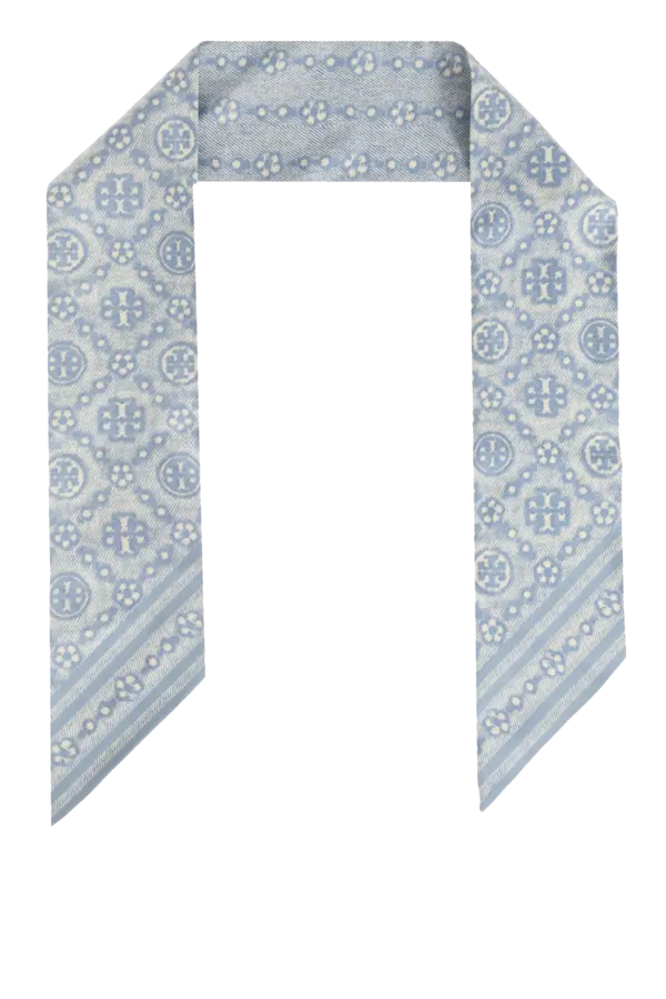Tory Burch Silk Scarf - Blue
