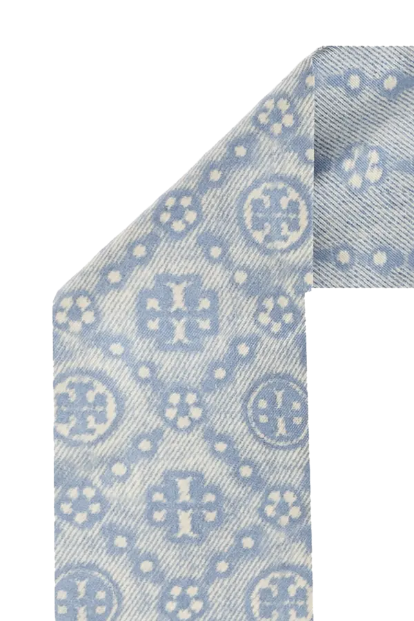 Tory Burch Silk Scarf - Blue