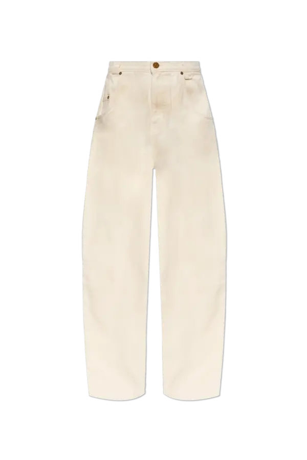 WILLY CHAVARRIA Bad Girl” Jeans - Cream