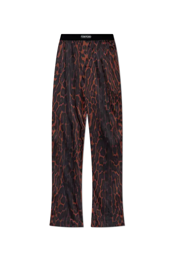 TOM FORD Silk Underwear Trousers - Brown