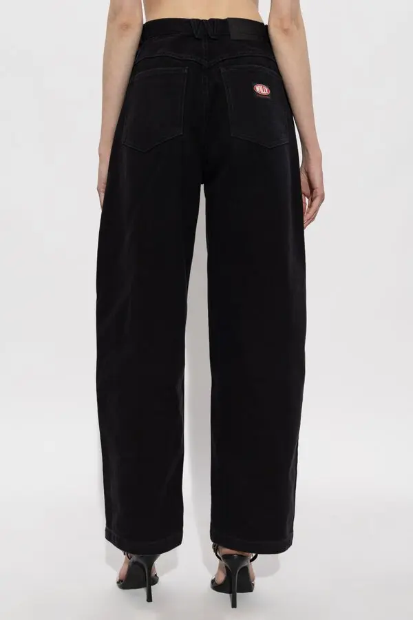 WILLY CHAVARRIA Loose Wide-leg Denim Jeans