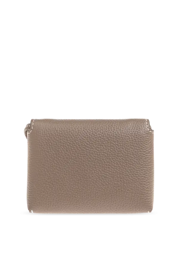 Tory Burch Card Holder Case On A Belt - Brown
