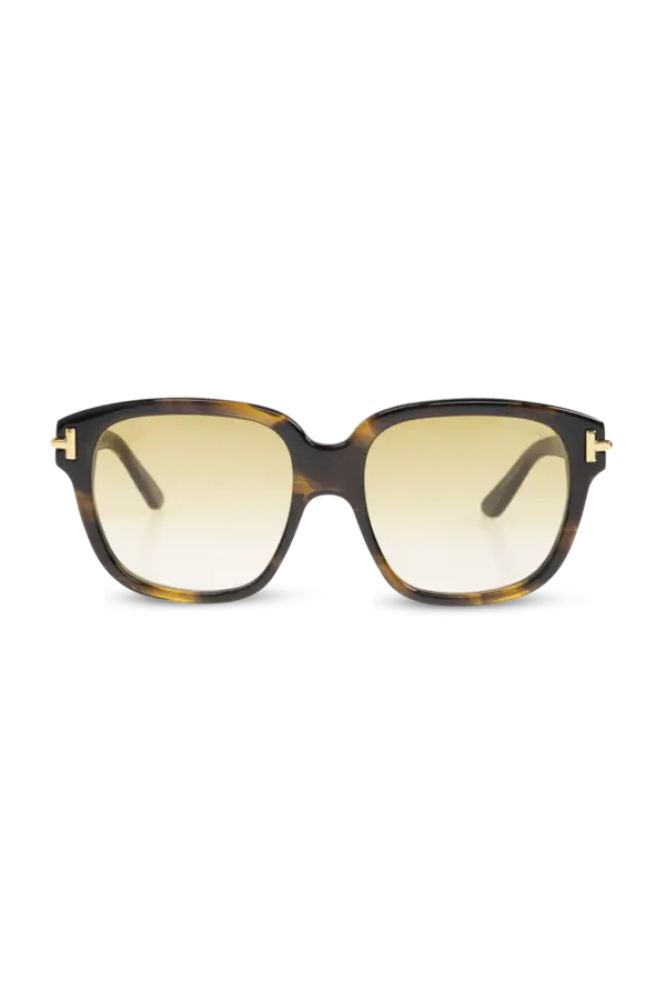 TOM FORD Square Frame Sunglasses - Yellow