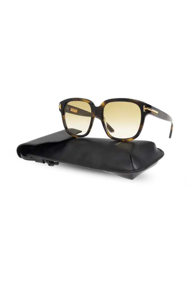 TOM FORD Square Frame Sunglasses - Yellow