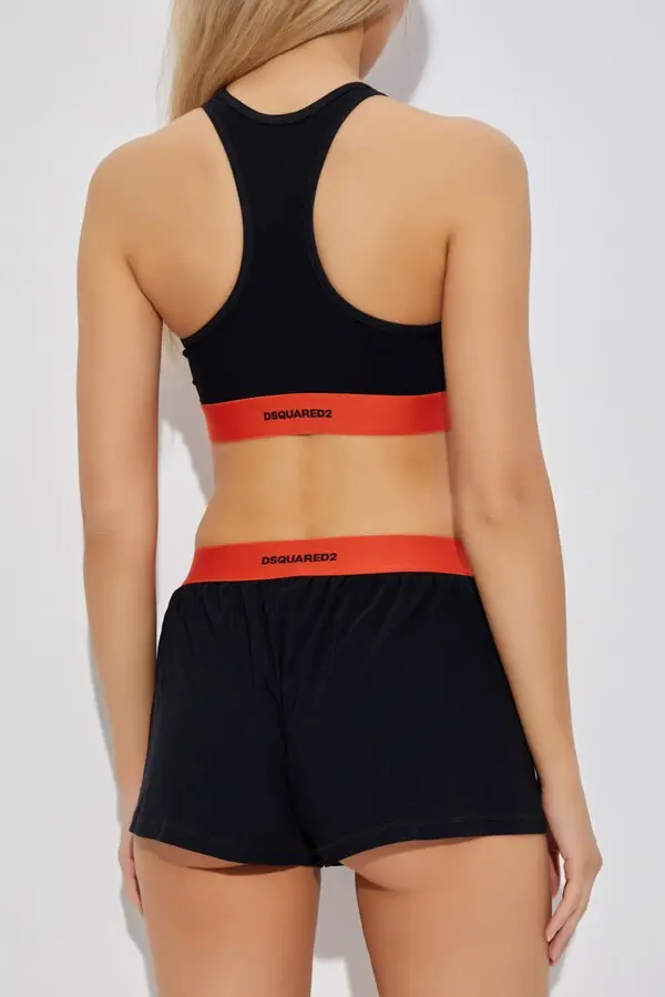 Dsquared2 Lingerie Top - Black