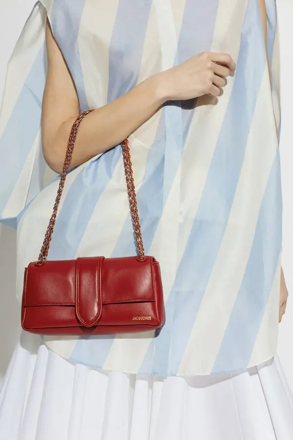 Jacquemus Le Bambino Chaine Shoulder Bag - Red