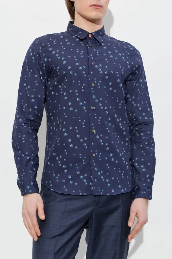 Paul Smith Printed Shirt - Navy Blue