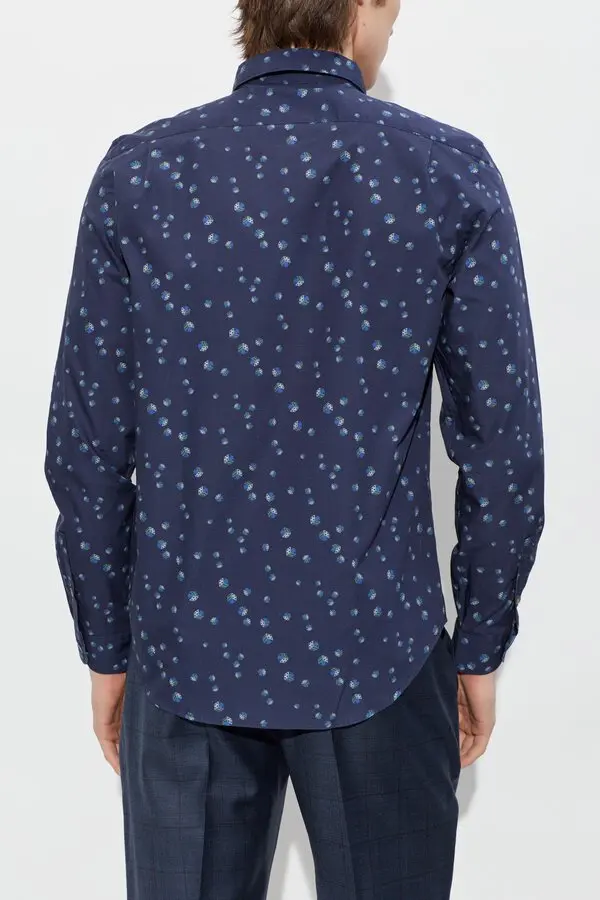 Paul Smith Printed Shirt - Navy Blue