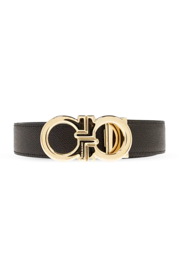 FERRAGAMO Double-sided Belt - Brown