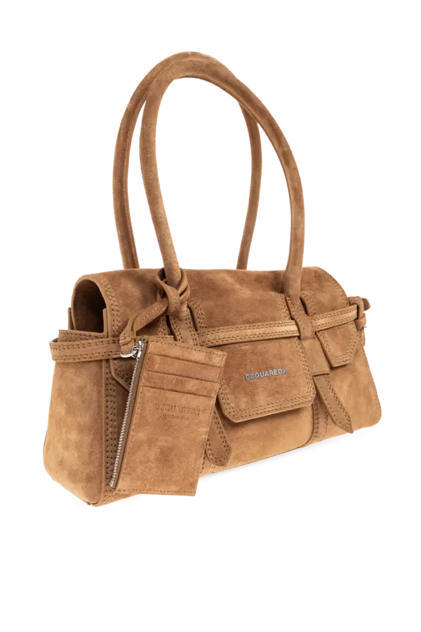 Dsquared2 Suede Handbag - Brown