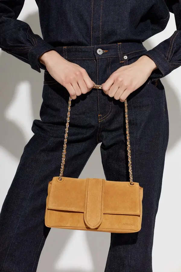 Jacquemus Le Bambino Chaine Shoulder Bag - Brown