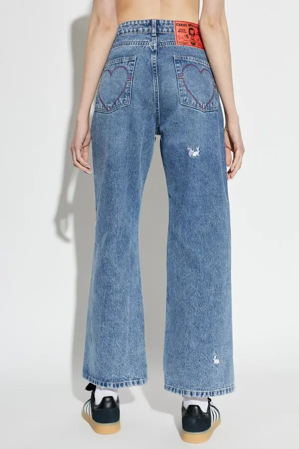 CARNE BOLLENTE Vintage-effect Jeans