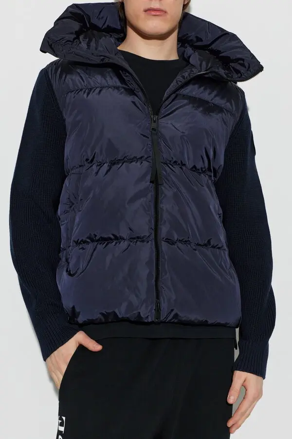 Canada Goose Sweatshirt With Down Filling - Navy Blue
