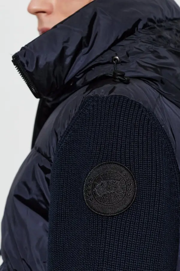 Canada Goose Sweatshirt With Down Filling - Navy Blue