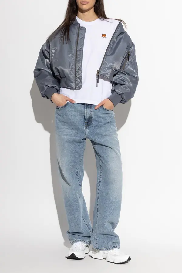 Maison Kitsuné T-shirt With Logo Patch