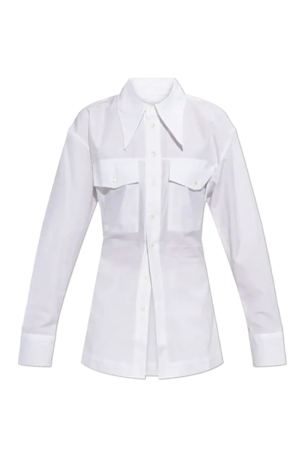 AMI Paris Shirt With Pockets - White