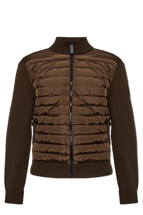 Canada Goose Quilted Front Cardigan - Brown