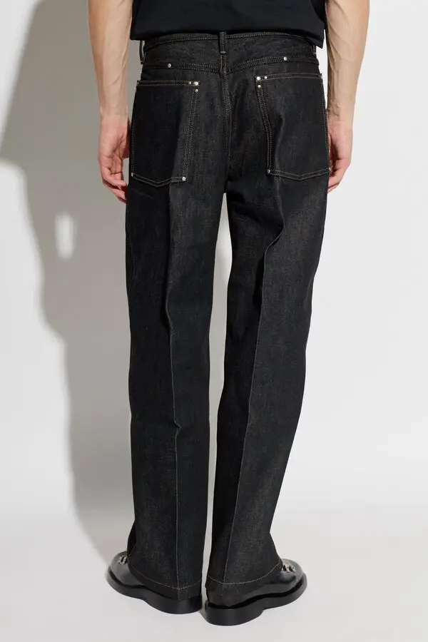 LEMAIRE Wide-leg Jeans - Navy Blue