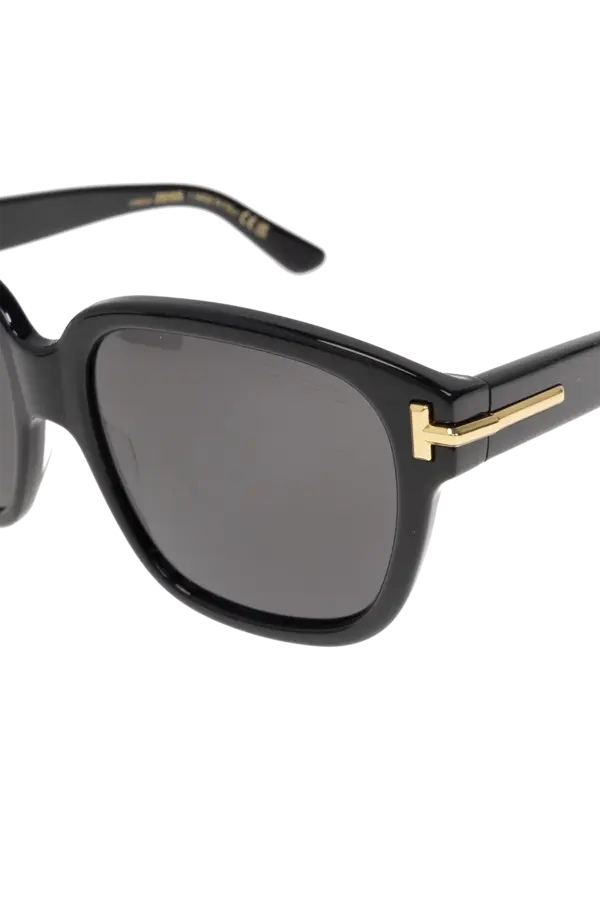 TOM FORD Sunglasses With Gold Logo - Black
