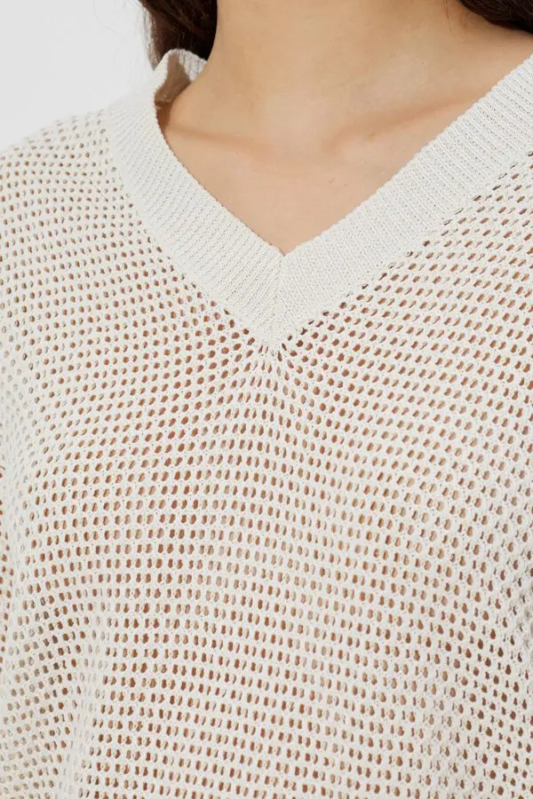 Fabiana Filippi Sweater With Decorative Sleeve Detail
