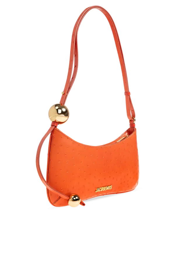 Jacquemus Le Bisou Perle Shoulder Bag - Orange