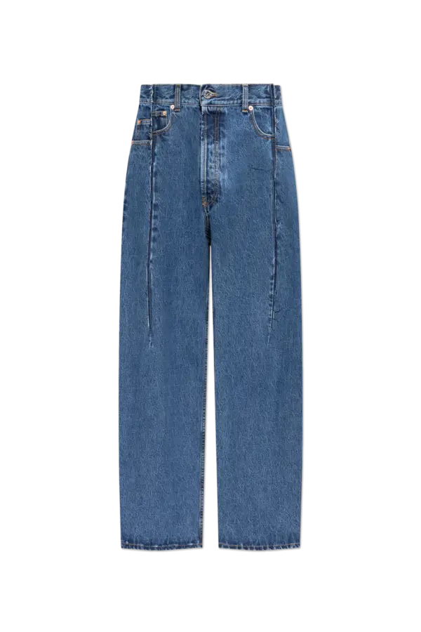 Vetements Straight Wide-leg Jeans - Blue