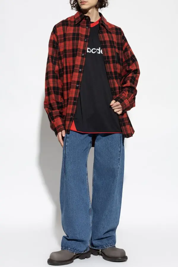 Vetements Straight Wide-leg Jeans