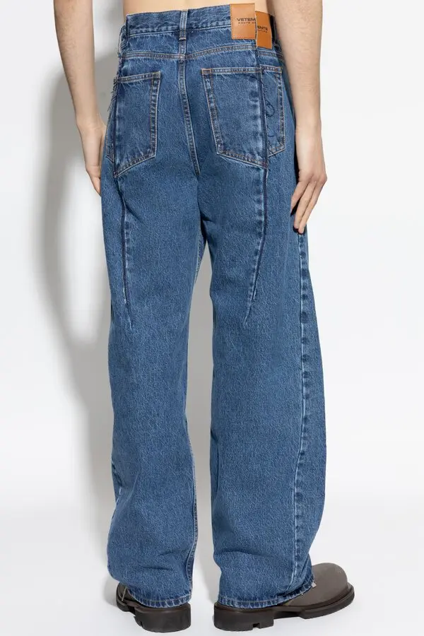 Vetements Straight Wide-leg Jeans