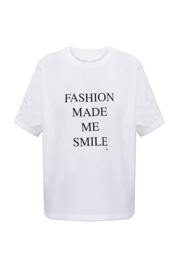 Victoria Beckham Printed T-shirt - White