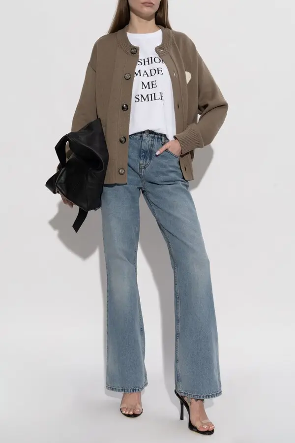 Victoria Beckham Printed T-shirt - White