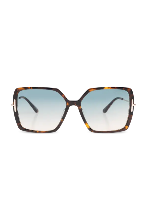 TOM FORD Square Frame Sunglasses - Brown