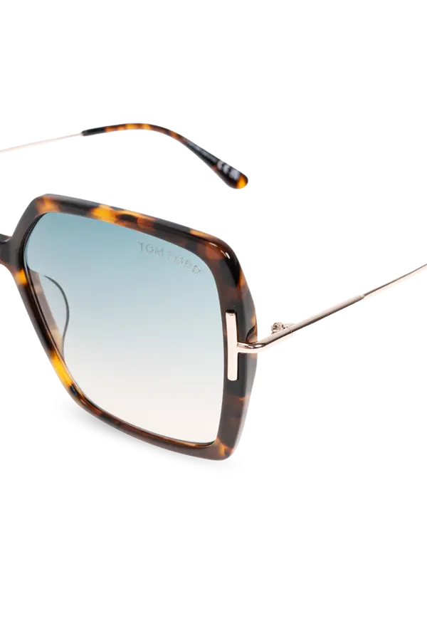 TOM FORD Square Frame Sunglasses - Brown