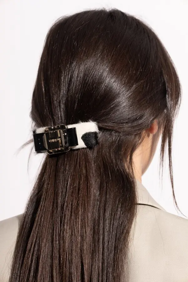 FERRAGAMO Hair Clip With Engraved Logo