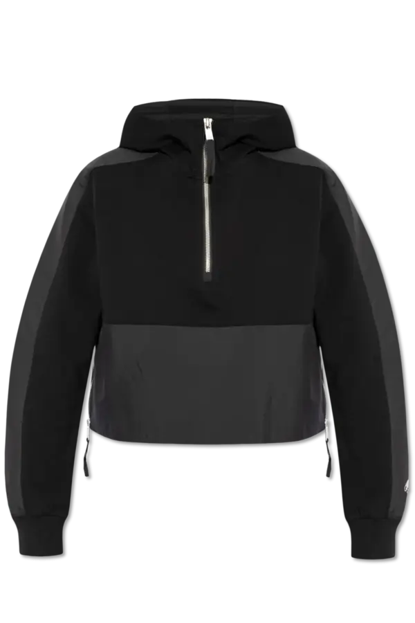 Moose Knuckles Oversized Cropped Hoodie - Black