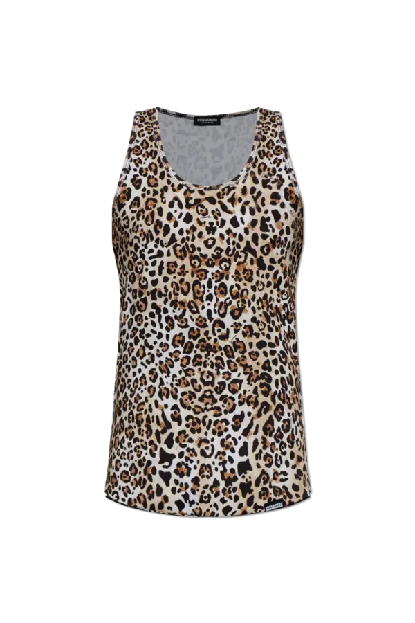 Dsquared2 Top From The 'underwear' Collection - Brown