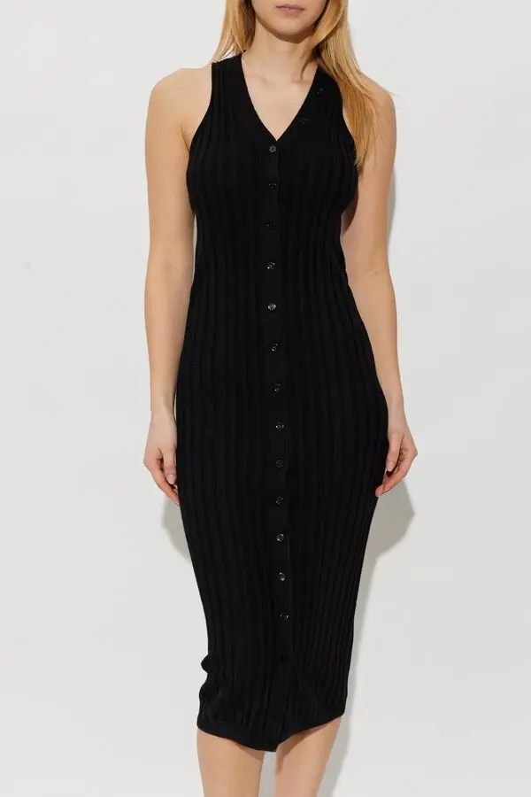 IRO PARIS Lyliane Ribbed Wool Knit Dress
