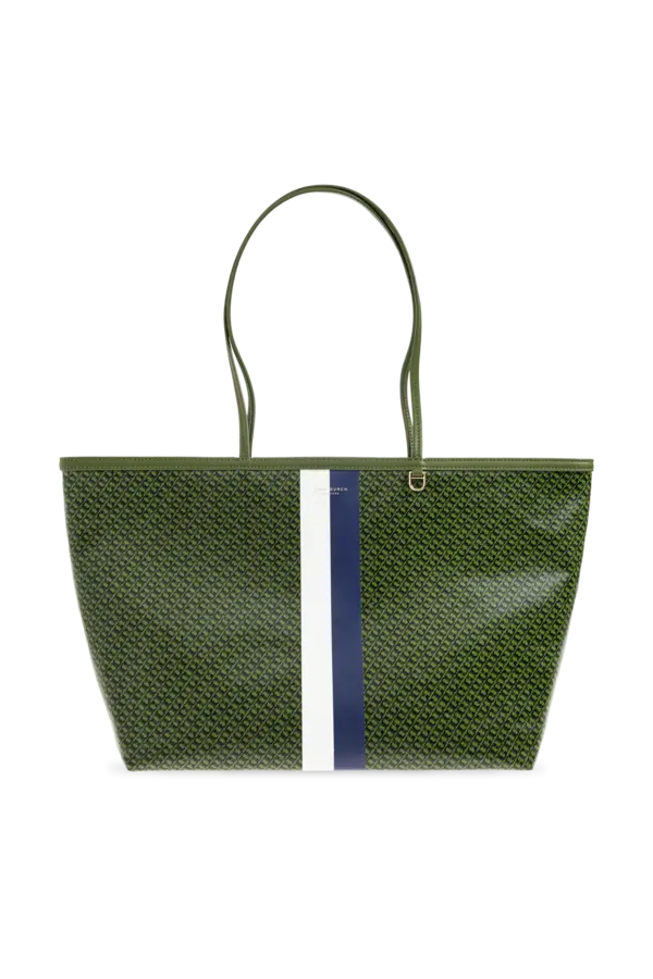 Tory Burch The Racer Shopper Bag - Green