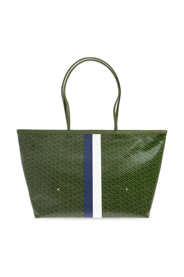 Tory Burch The Racer Shopper Bag - Green