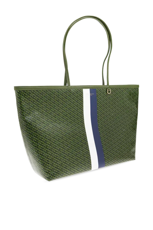 Tory Burch The Racer Shopper Bag - Green
