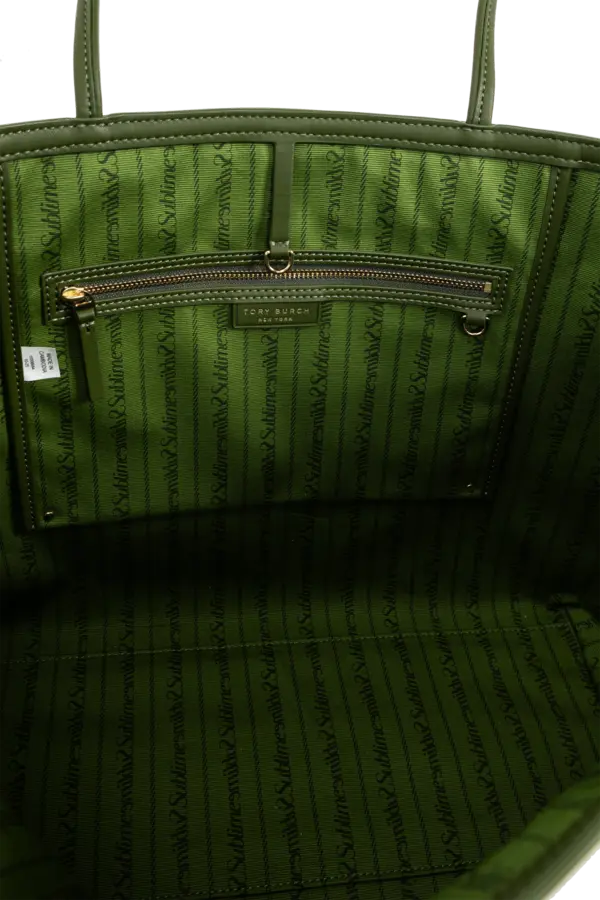Tory Burch The Racer Shopper Bag - Green