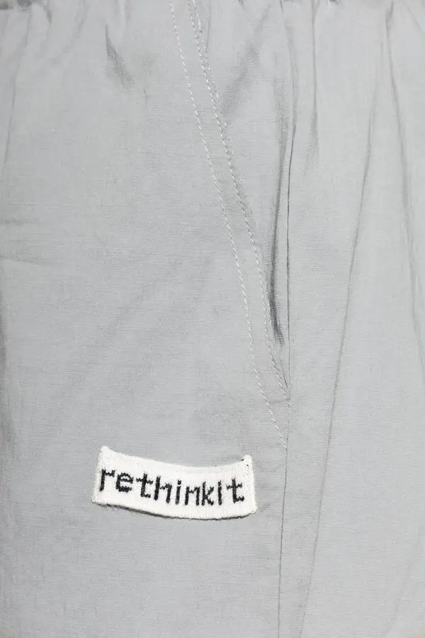 RETHINKIT STUDIOS Logo Patch Shorts - Grey