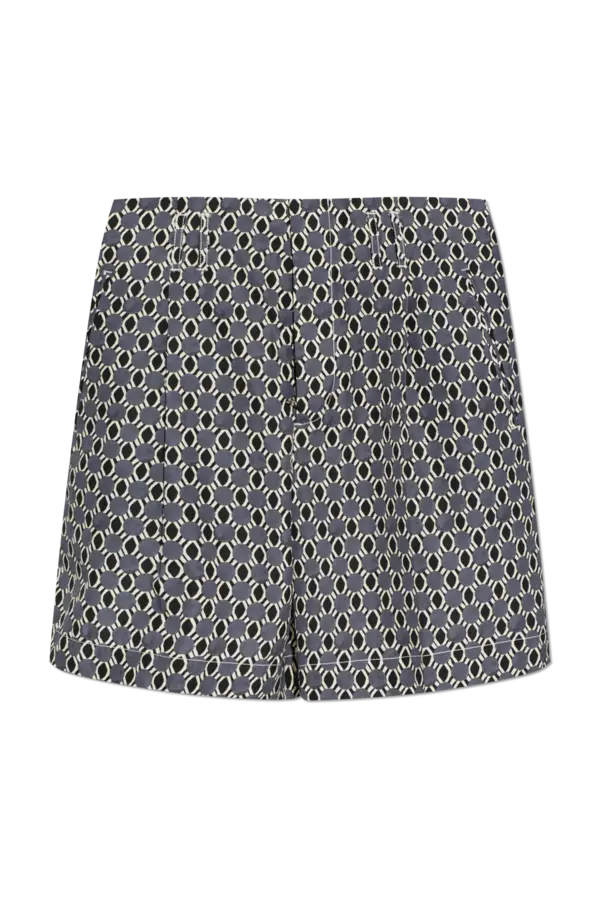 LANVIN Patterned Shorts - Grey